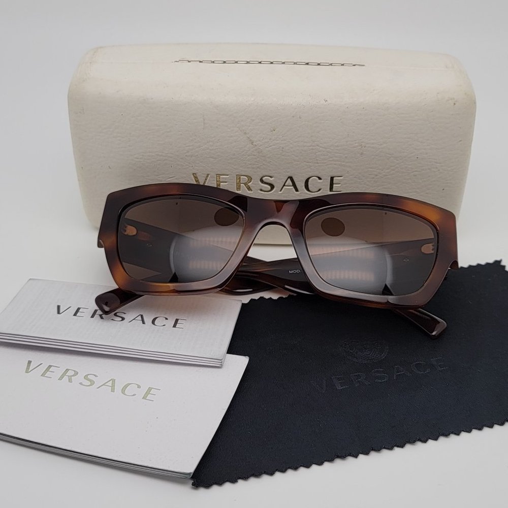 Versace Mod. 4358 5296/73 Tortoise Medusa Frame Brown… - Gem